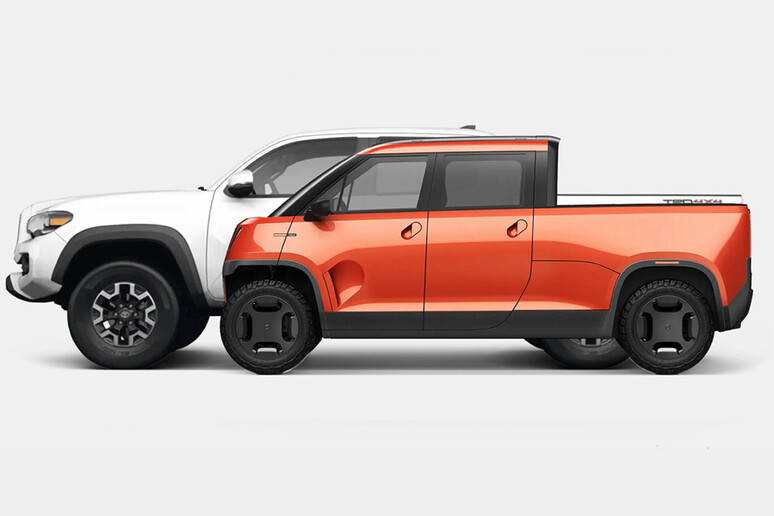 Telo MT-1: il pick-up elettrico che sfida le convenzioni con dimensioni ...